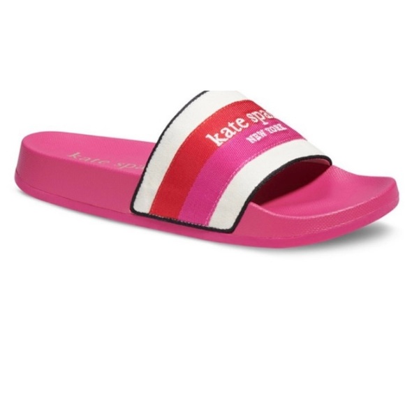 kate spade | Shoes | Kate Spade Pool Slide Sandals Slippers Shoes ...
